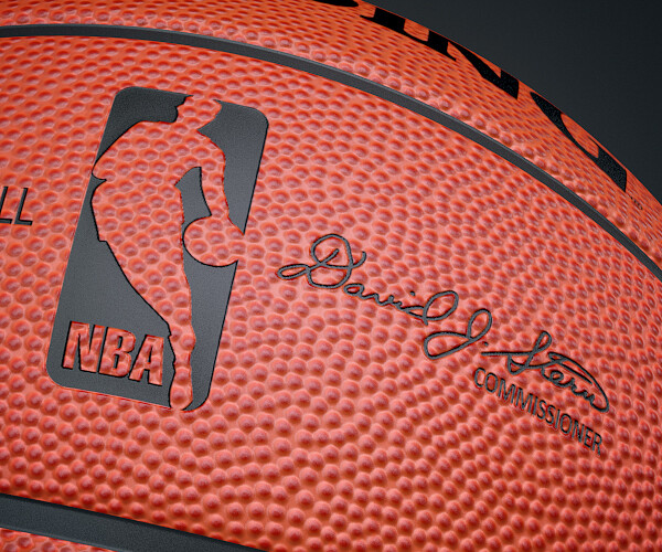 ArtStation - Spalding NBA Official Basketball Game Ball | Game Assets