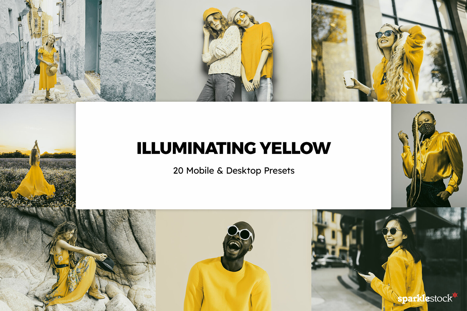 ArtStation - 20 Illuminating Yellow LUTs and Lightroom Presets | Resources