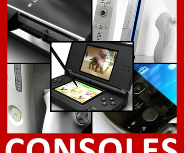 ArtStation - Video Game Consoles Pack | Resources
