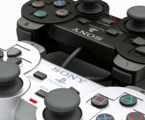 ArtStation - PS2 Controller Dualshock 2 | Resources