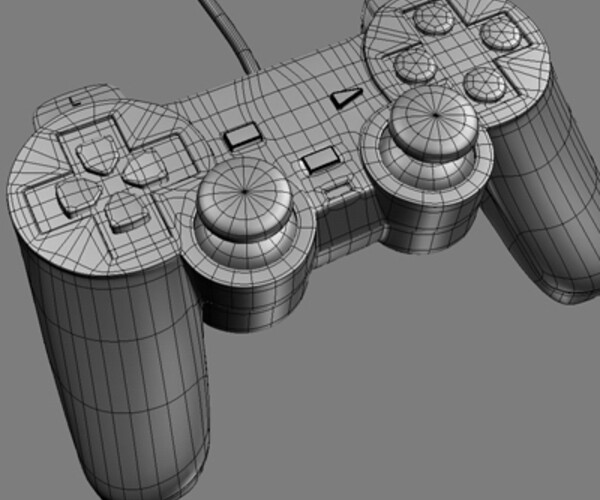 ArtStation - PS2 Controller Dualshock 2 | Resources