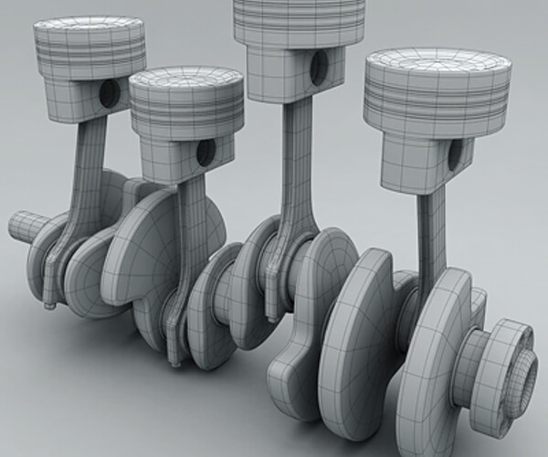 ArtStation - Animated L4 Engine Cylinders | Resources