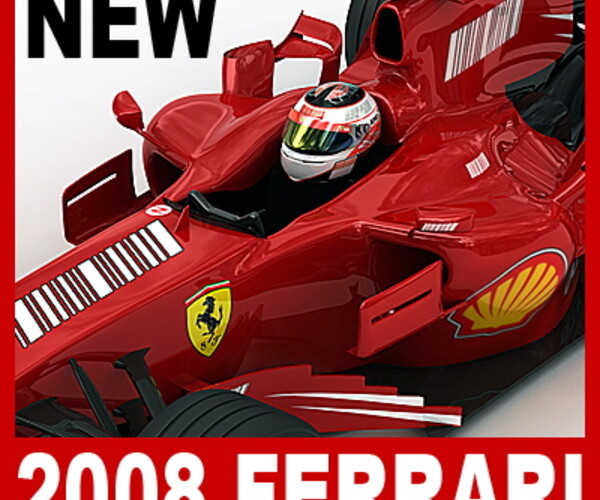 ArtStation - F1 2008 Ferrari F2008 | Game Assets