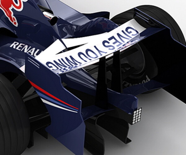 ArtStation - F1 2008 Red Bull RB4 | Game Assets