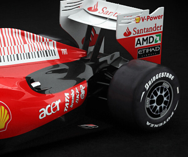 ArtStation - F1 2010 Ferrari F10 | Resources