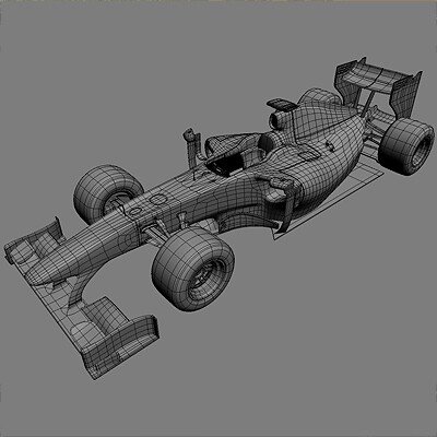 ArtStation - F1 2010 Ferrari F10 | Resources