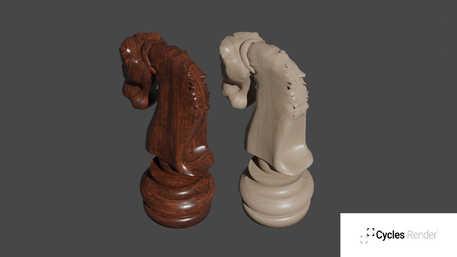 ArtStation - Wooden Knight Chess Piece | Resources