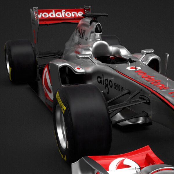 ArtStation - F1 2011 McLaren MP4-26 Vodafone Mercedes | Resources