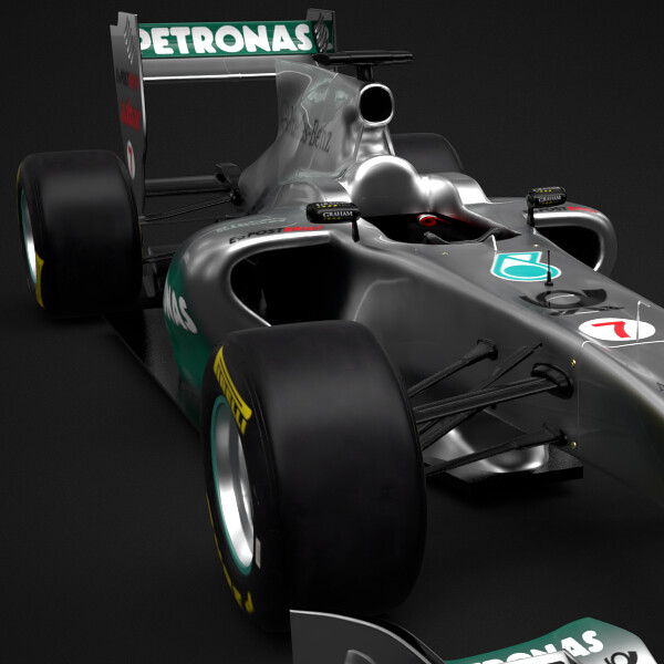 ArtStation - F1 2011 Mercedes MGP W02 GP Petronas | Resources