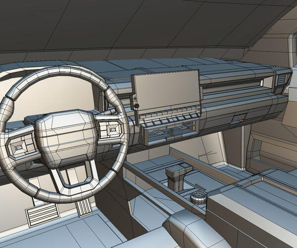 ArtStation - Ford Explorer 2020 lowpoly concept | Game Assets