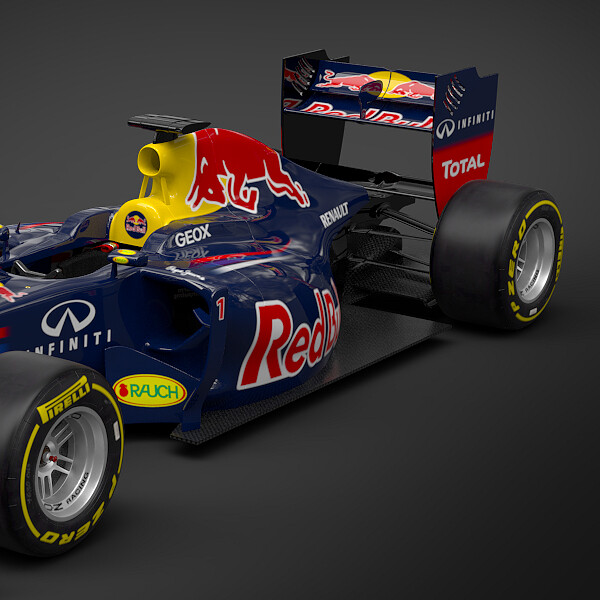 ArtStation - F1 2012 Red Bull Racing RB8 | Game Assets