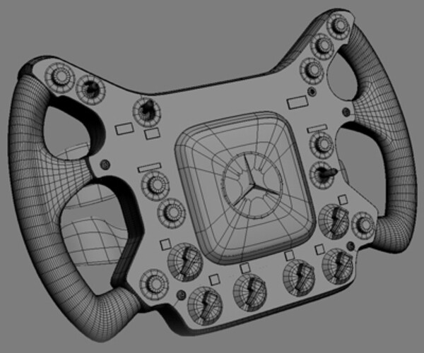 ArtStation - F1 Generic Steering Wheel | Resources