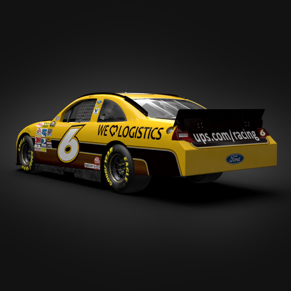 ArtStation - Nascar 2011 Car - David Ragan Ford Fusion #6 | Resources