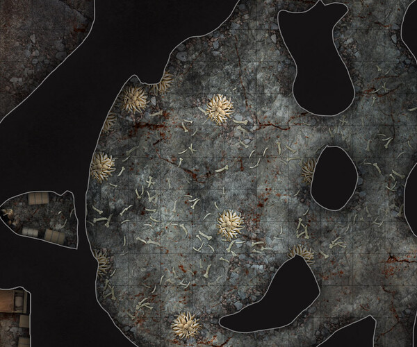 ArtStation - Caves of Chaos Realistic VTT Maps | Artworks