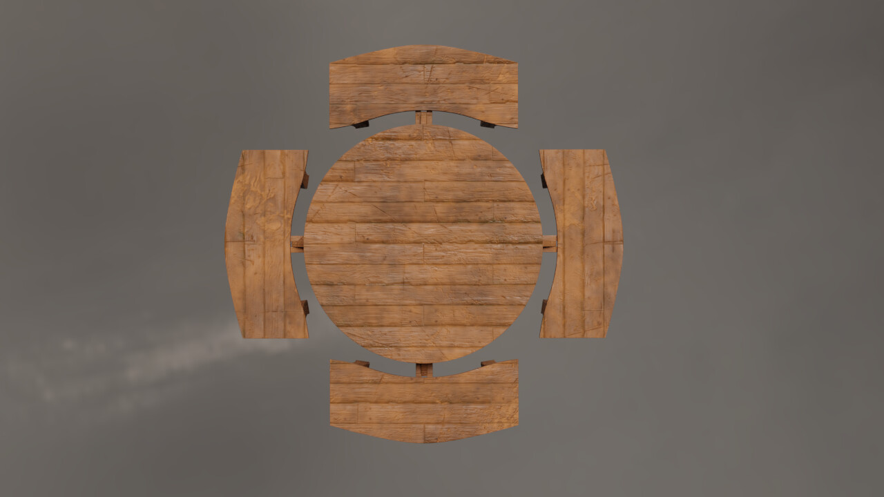 ArtStation - Garden Table | Game Assets