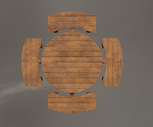 ArtStation - Garden Table | Game Assets