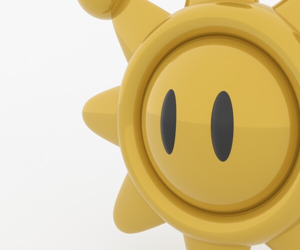 ArtStation - Shine Sprite - Mario series 3D Print Model | Resources