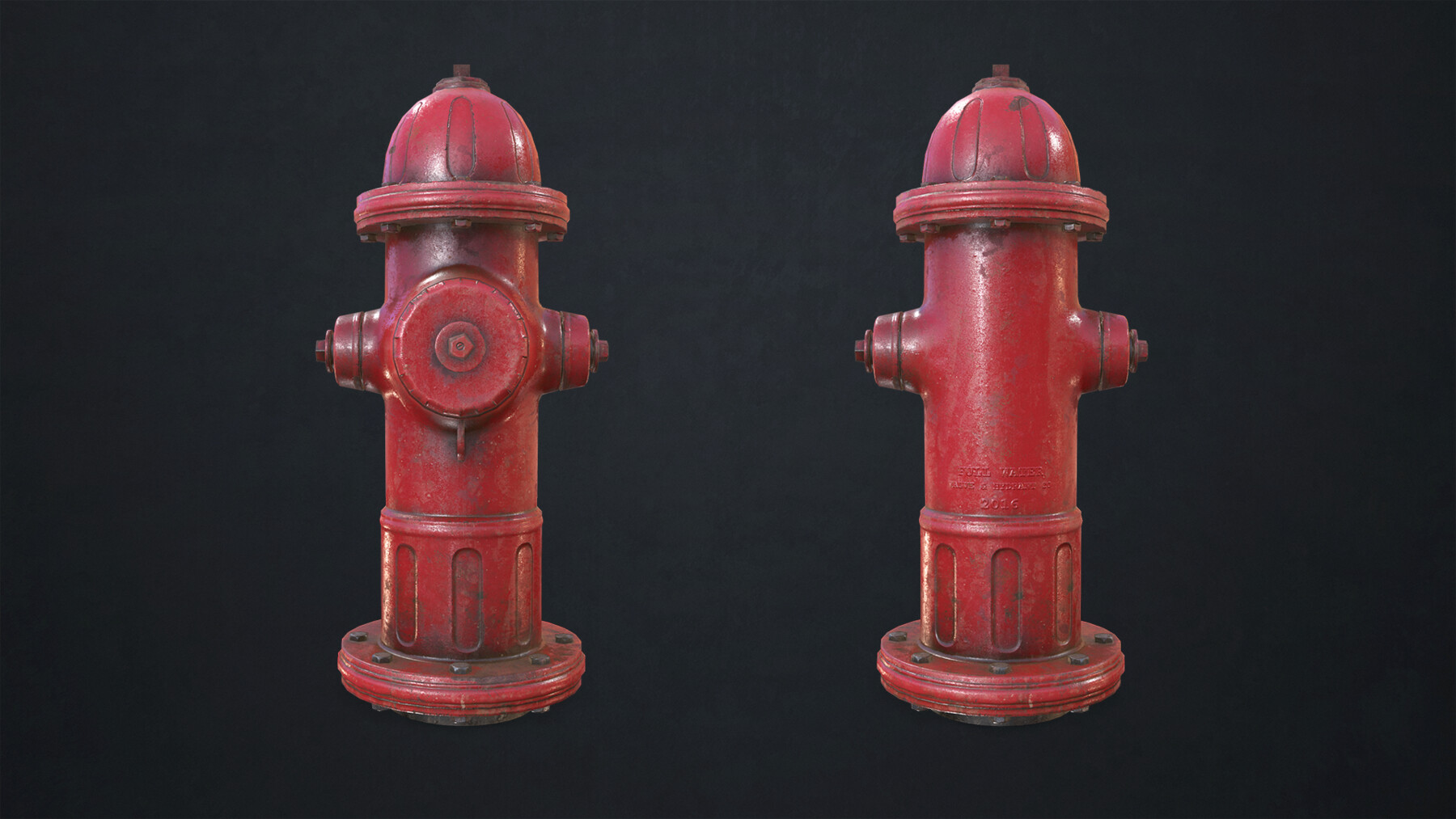 ArtStation - Fire Hydrant - Low Poly | Game Assets