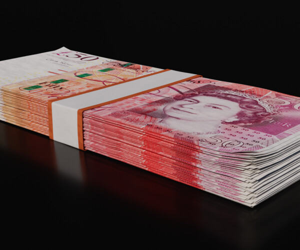 ArtStation - Money Stack - 50 Pound - Coins -High Quality | Game Assets