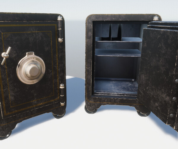 ArtStation - Safes | Models + Unity minigame script | Game Assets