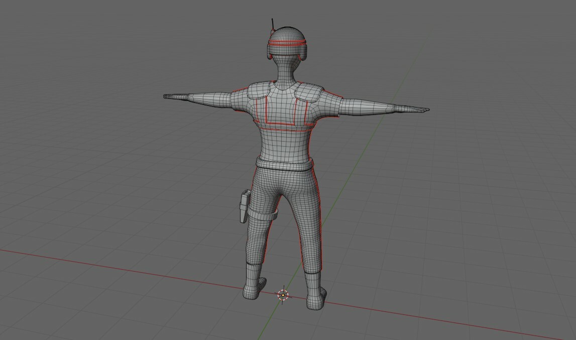 ArtStation - Soldier - Army - Soldado Low-poly 3D model | Game Assets