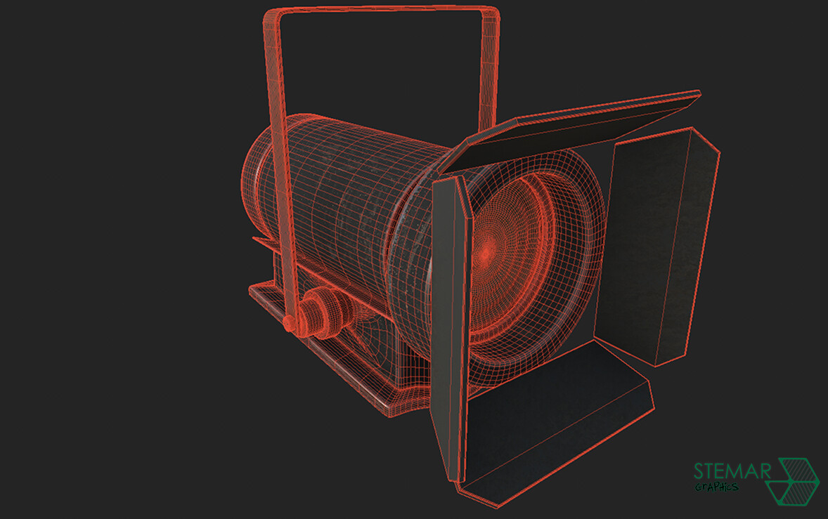 ArtStation - 3D Spotlight Asset 4K Texures | Game Assets