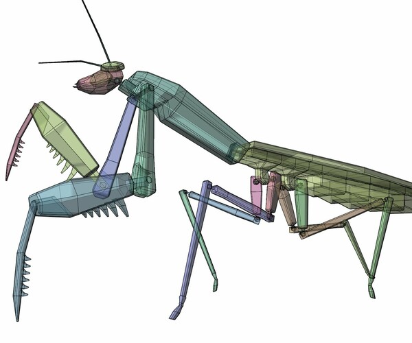 ArtStation - 3D Mecha Mantis | Resources