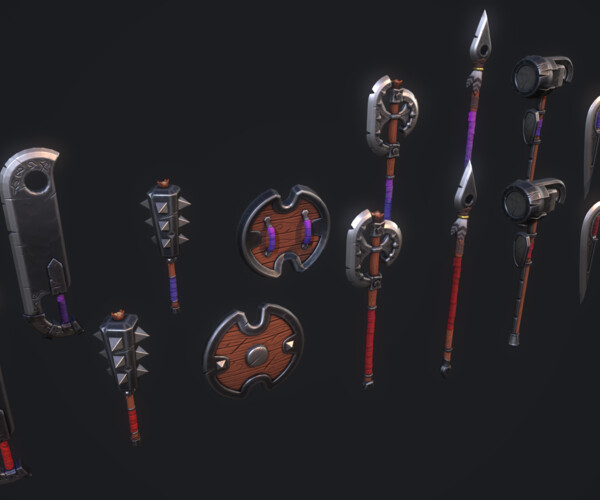 ArtStation - Stylized Weapon Pack | Game Assets