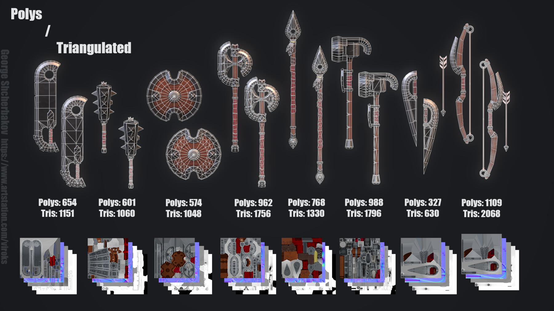 ArtStation - Stylized Weapon Pack | Game Assets