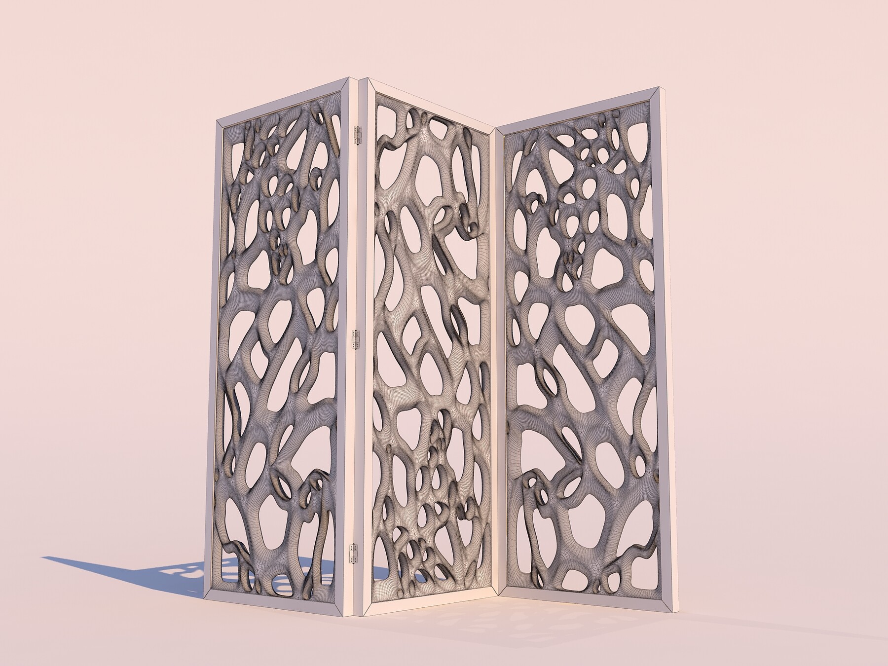 ArtStation - Organic Decorative Wall Partition | Resources