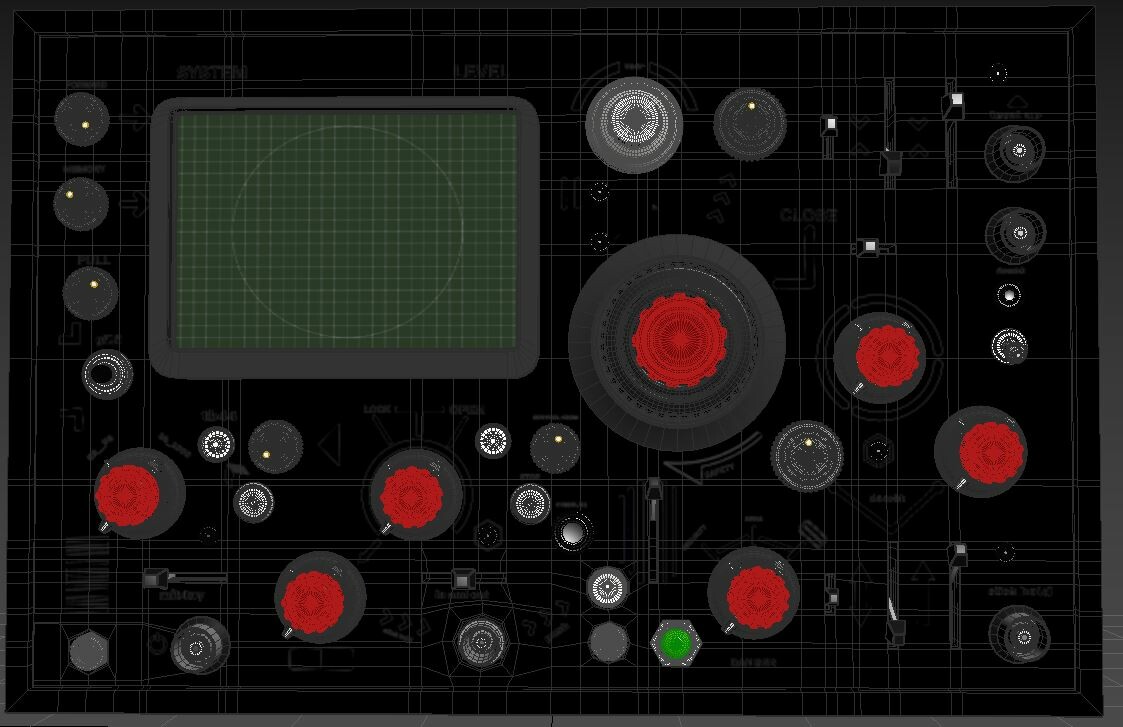 ArtStation - Control panel pack 1 - control panel 3D MODEL | Resources