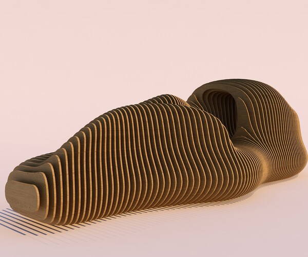 ArtStation - Parametric Bench 01 | Resources