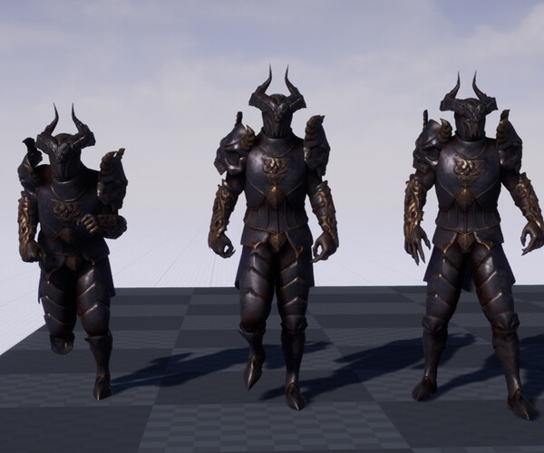 ArtStation - Horned Knight - Game Ready | Game Assets