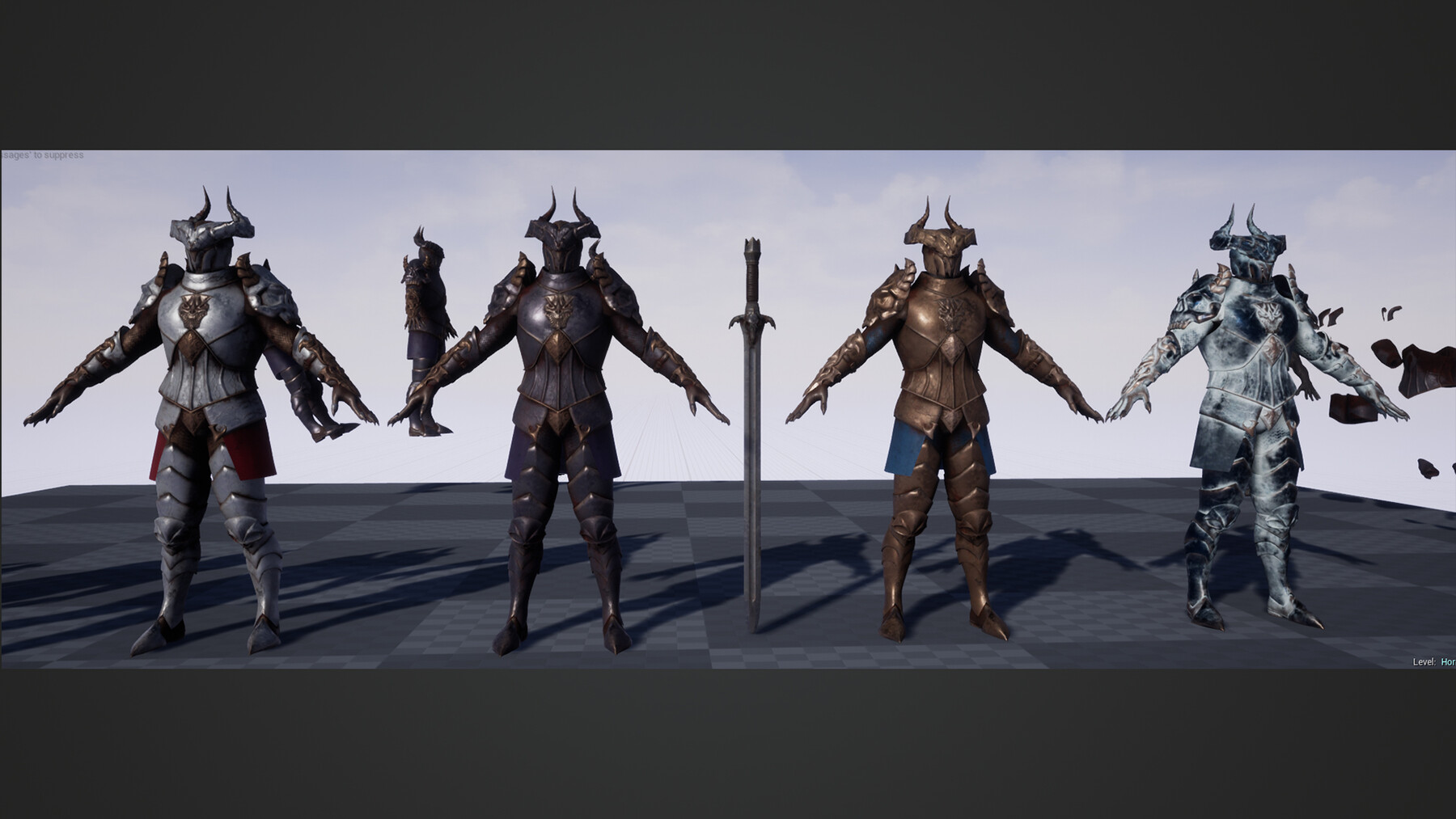 ArtStation - Horned Knight - Game Ready | Game Assets
