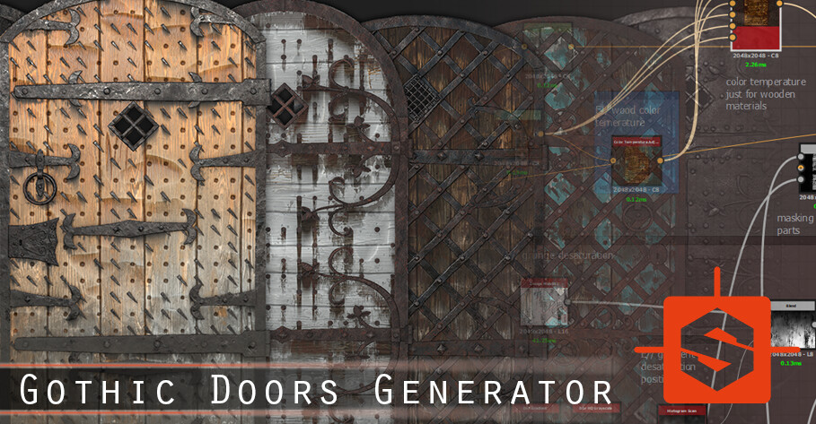 ArtStation - 𝕲𝖔𝖙𝖍𝖎𝖈 𝕯𝖔𝖔𝖗𝖘 𝕲𝖊𝖓𝖊𝖗𝖆𝖙𝖔𝖗 | Resources