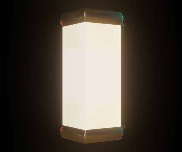 ArtStation - Modern Lamp Low-poly 3D model | Resources