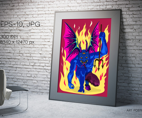 ArtStation - Vintage Cartoon Devil. | Artworks