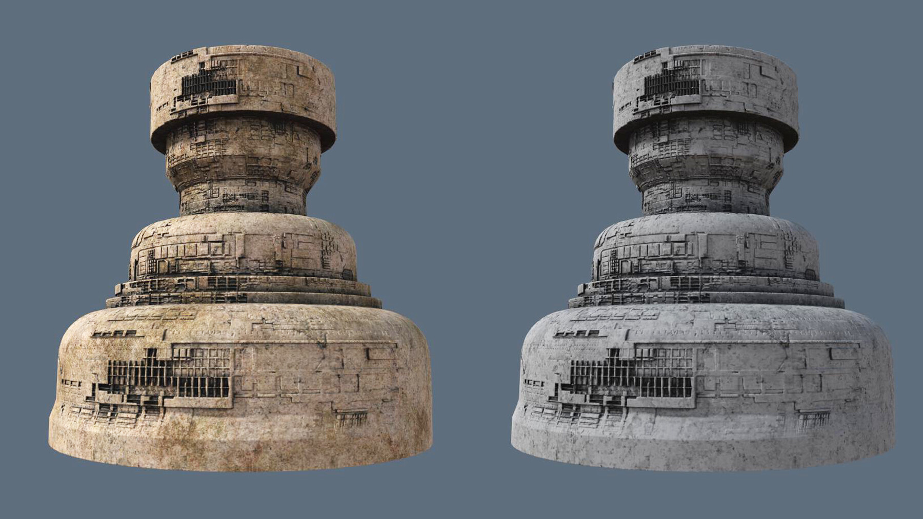 ArtStation - Ancient Tower - Free OBJ D Model | Resources