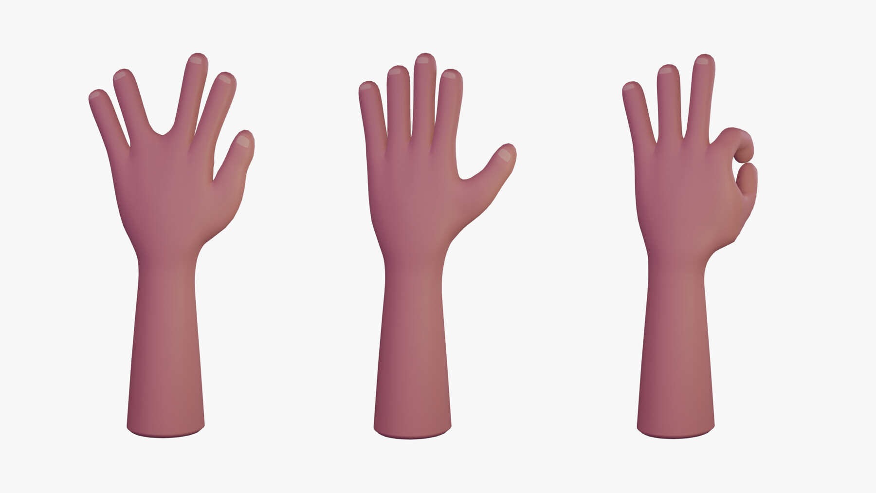 ArtStation - cartoon hand rigged | Resources