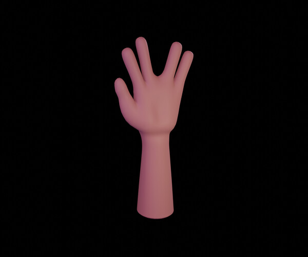 ArtStation - cartoon hand rigged | Resources
