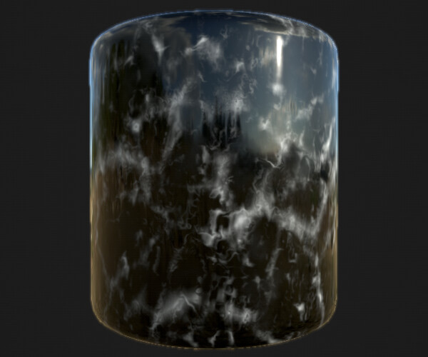 ArtStation - Black marble material | Game Assets
