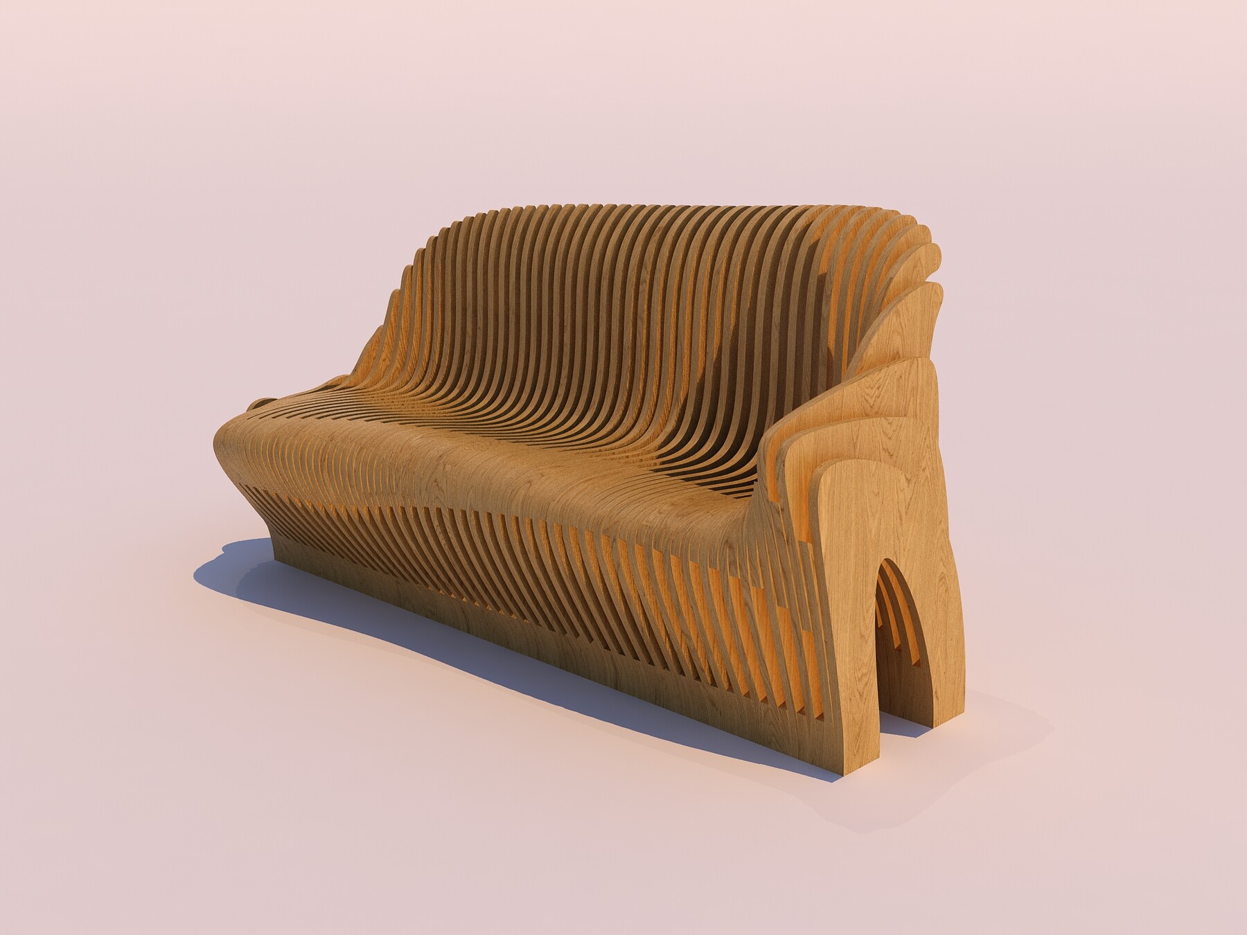 ArtStation - Parametric Bench - 07 | Resources