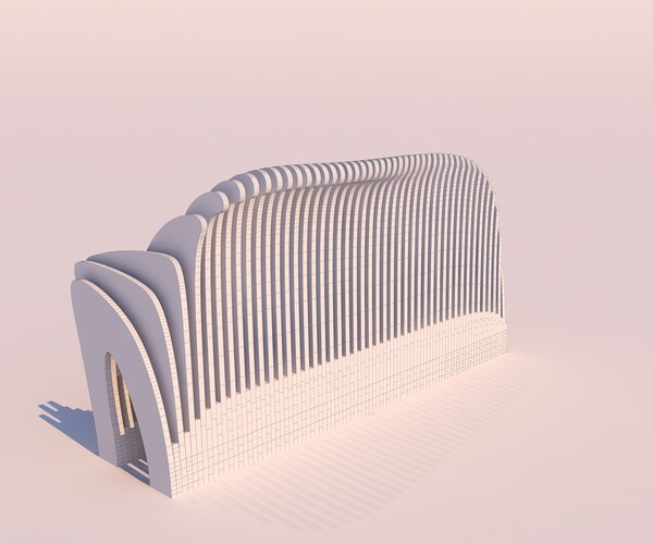 ArtStation - Parametric Bench - 07 | Resources