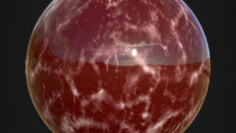 ArtStation - Red marble material. | Game Assets