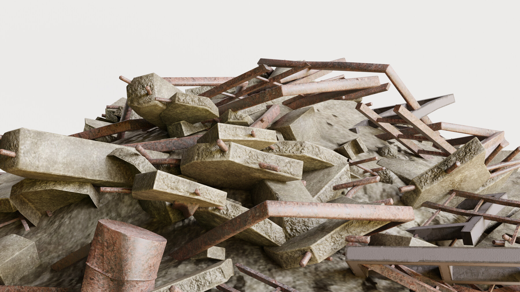 ArtStation - Ruin Debris Kit | Game Assets