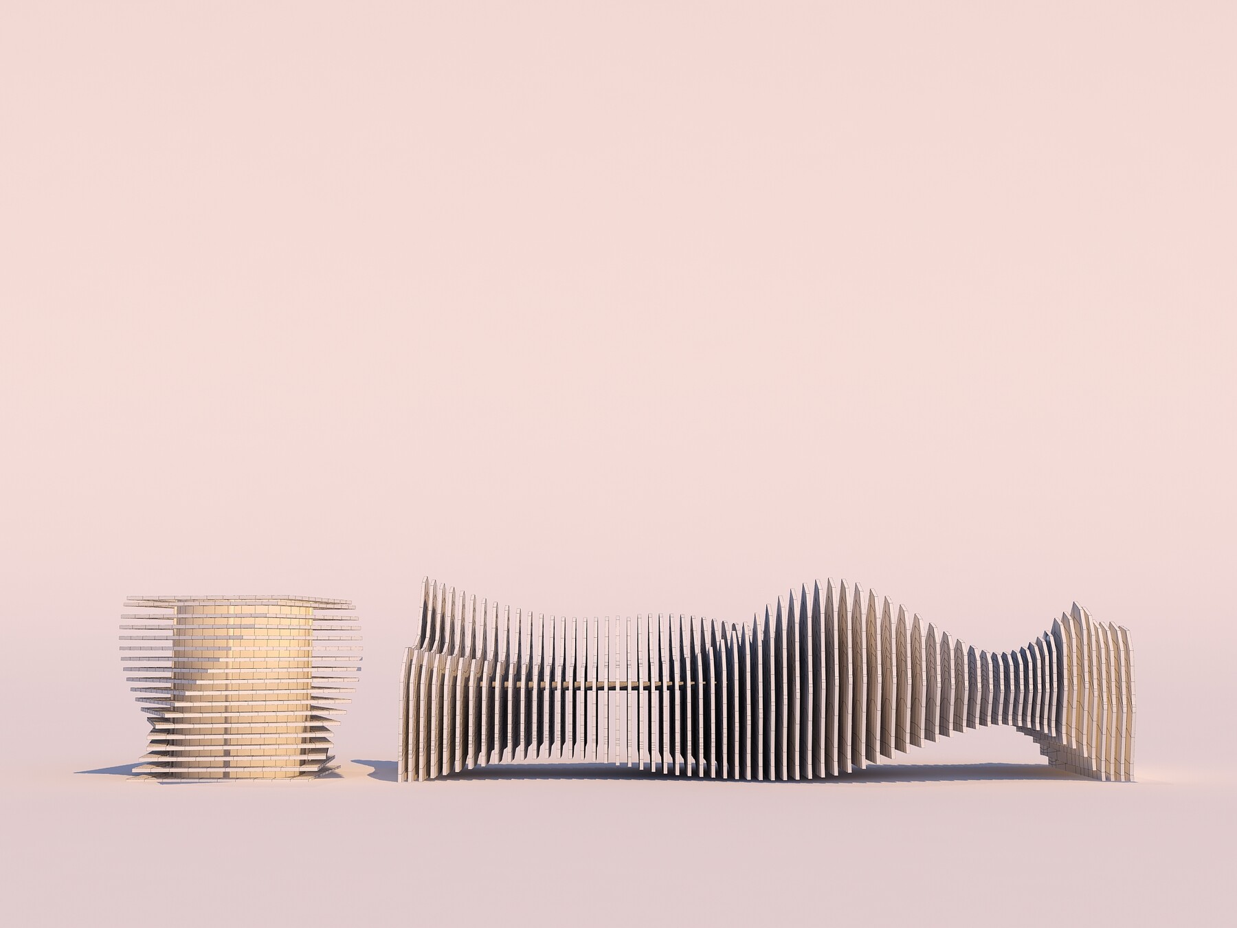 ArtStation - Parametric Bench - 08 | Resources