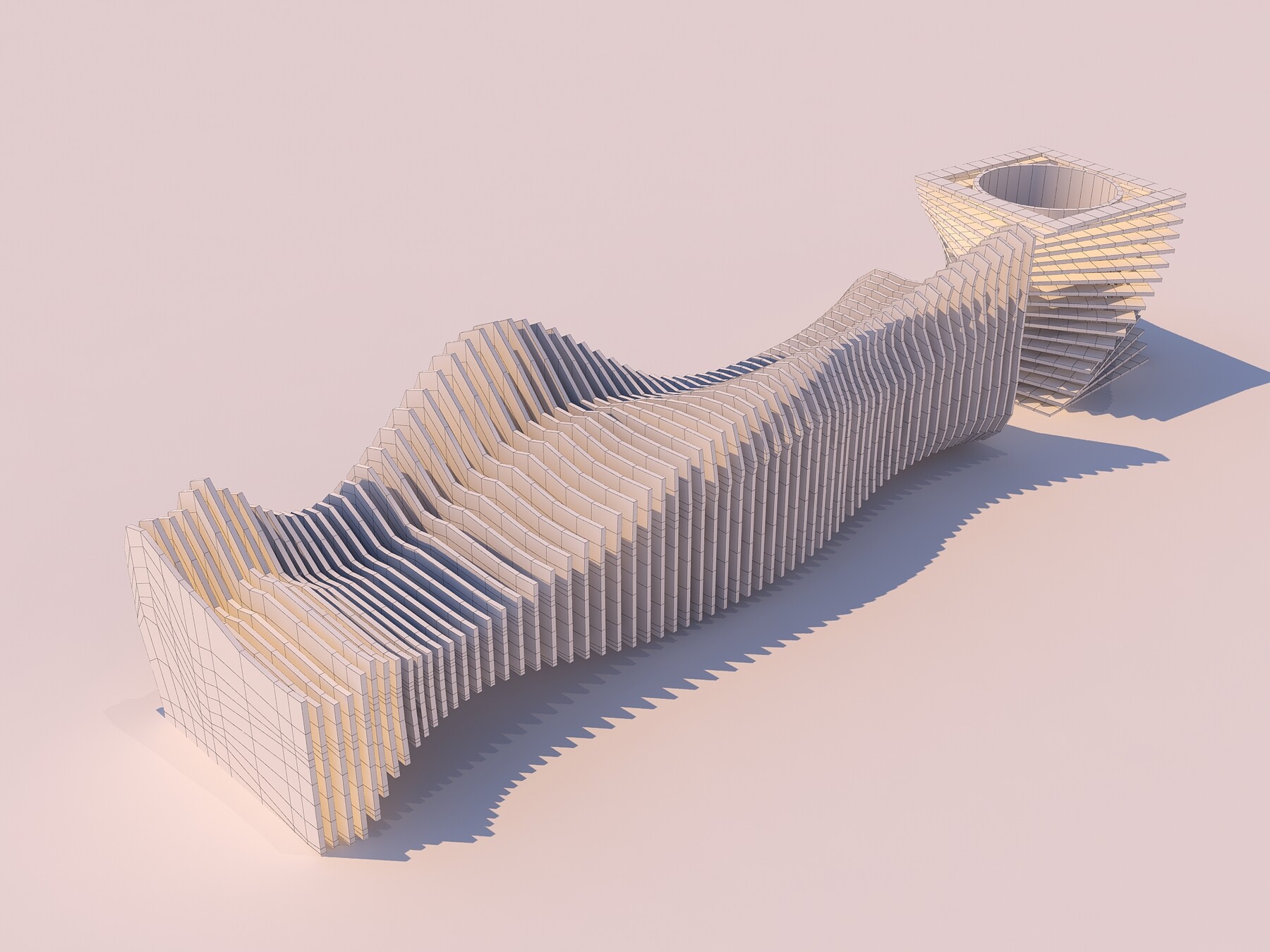 ArtStation - Parametric Bench - 08 | Resources