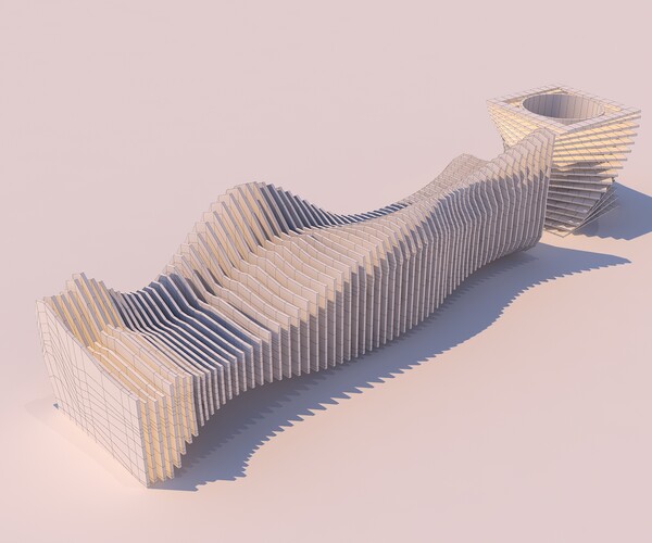 ArtStation - Parametric Bench - 08 | Resources