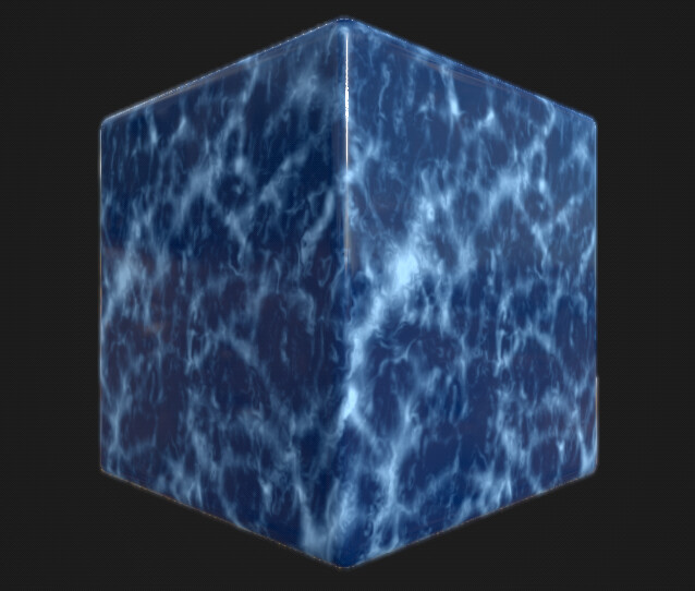 ArtStation - Blue marble material. | Game Assets