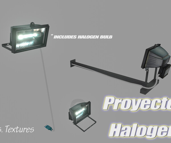ArtStation - Halogen Projectors | Game Assets